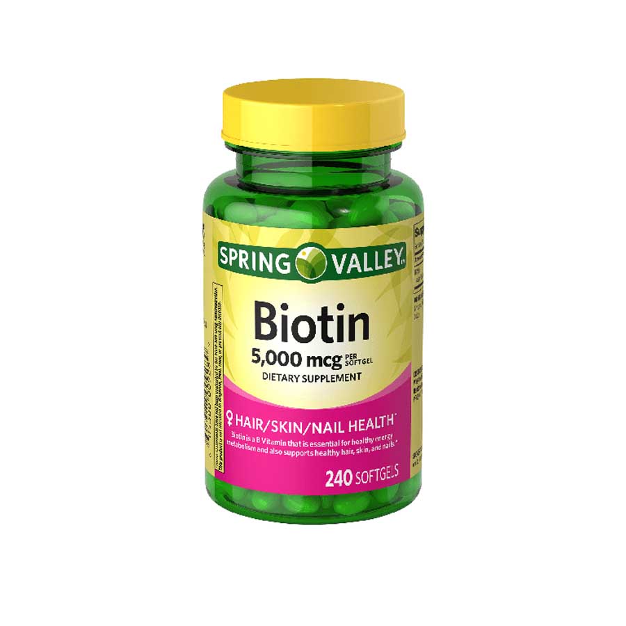 Spring Valley Biotin Dietary Supplement 5000mcg 240's | Ehavene