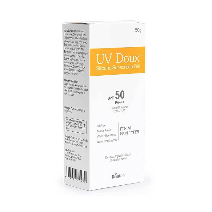 UV Doux Silicone SPF 50 Sunscreen Gel 50gm | Ehavene