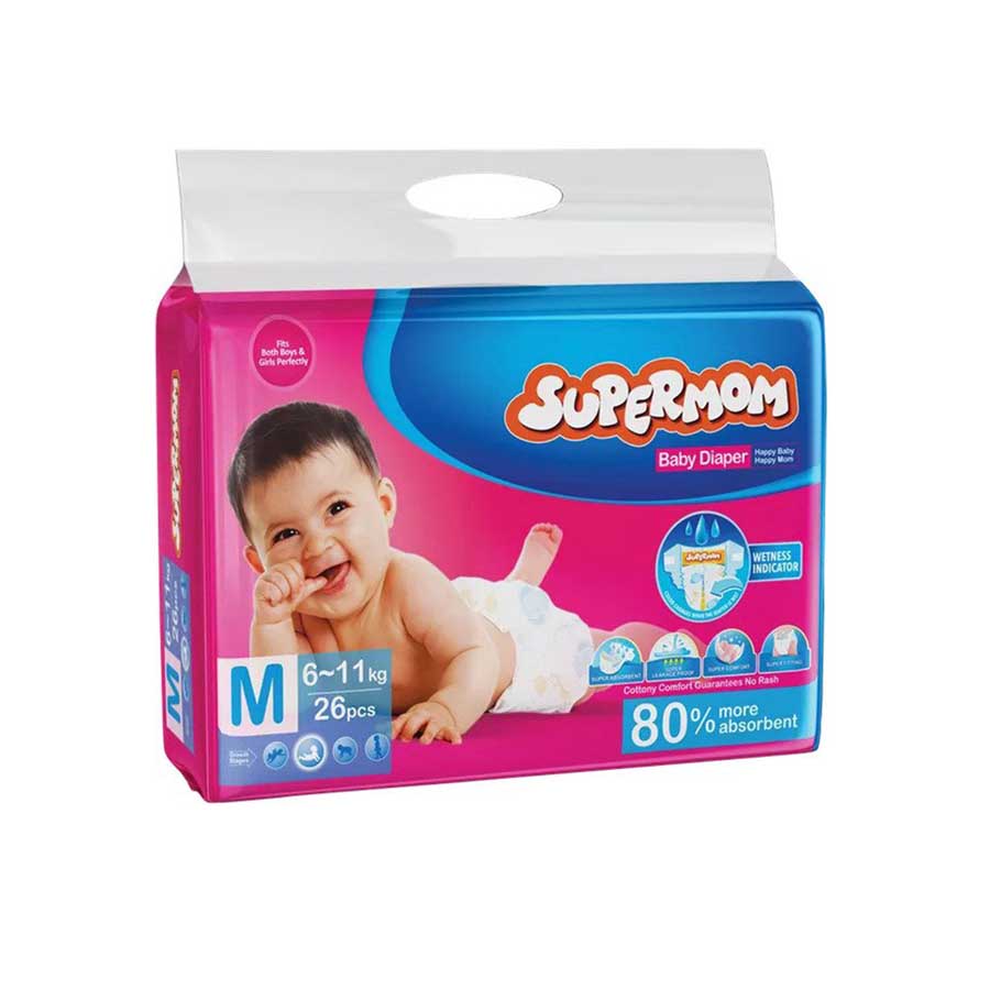 Supermom Baby Diaper Belt M (6-11Kg) 26pcs | Ehavene