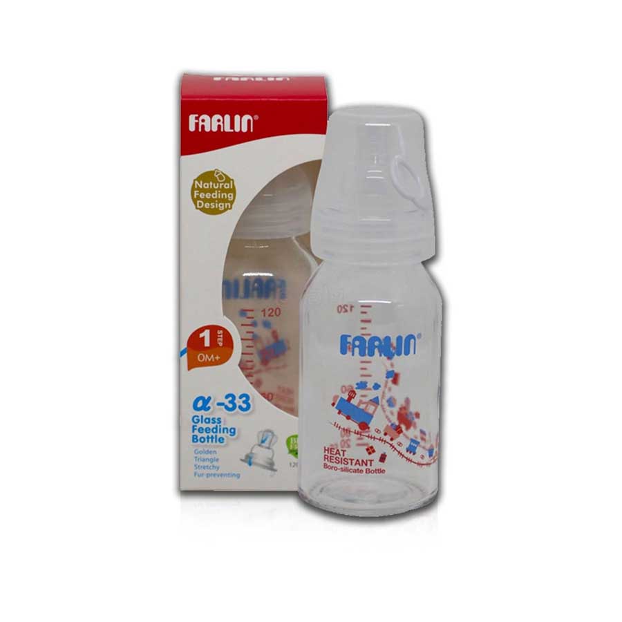 Farlin MomFit Anti-Colic Baby Feeder From 0+ Months (Glass) 120ml | Ehavene
