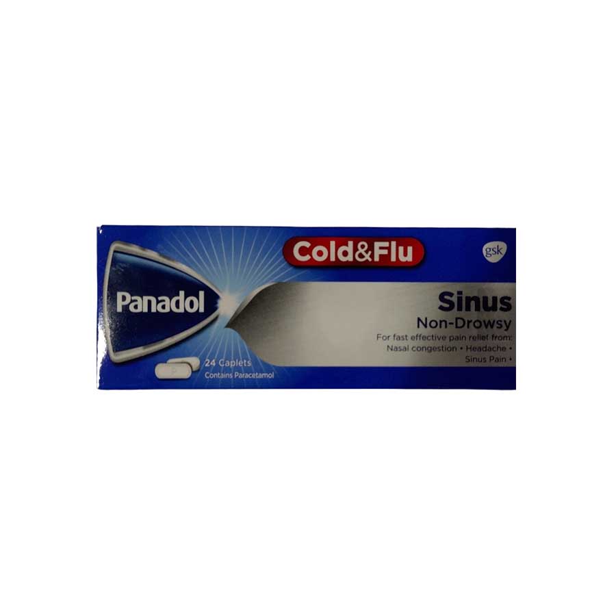 Panadol Cold and Flu Sinus Tablets 24's | Ehavene