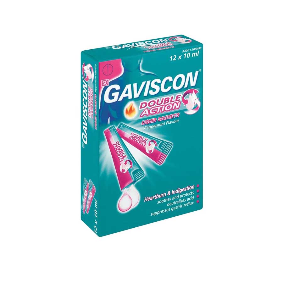 Gaviscon Double Action Liquid 12 Sachets | Ehavene