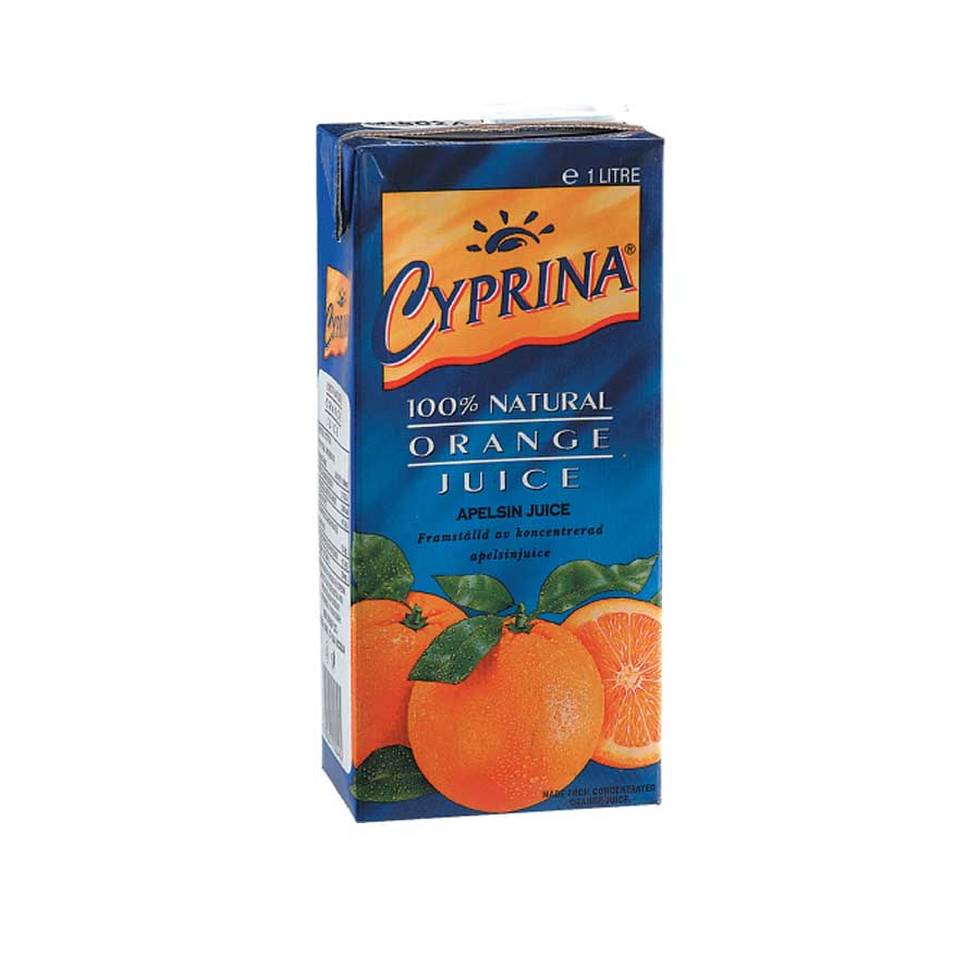 Cyprina Slim 100% Natural Orange Juice 1ltr | Ehavene