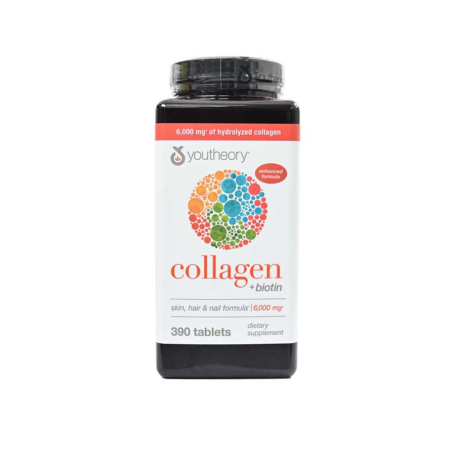 Youtheory Collagen Plus Biotin 390 Tablet | Ehavene
