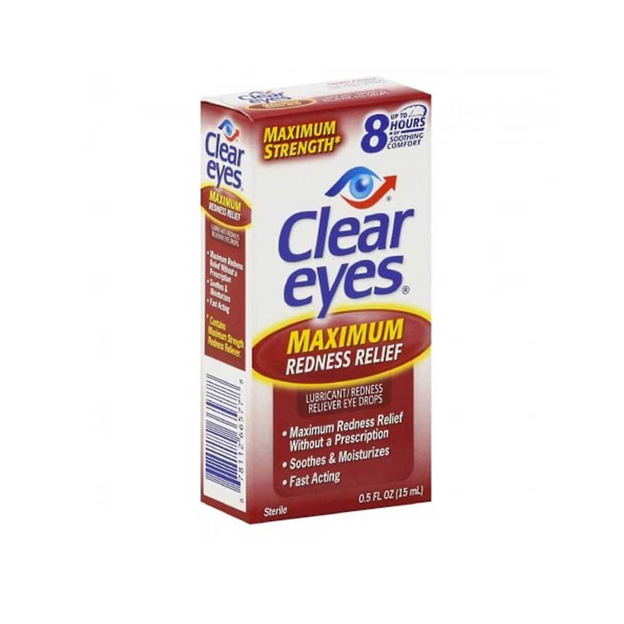 Clear Eyes Maximum Redness Relief Eye Drops 15ml | Ehavene
