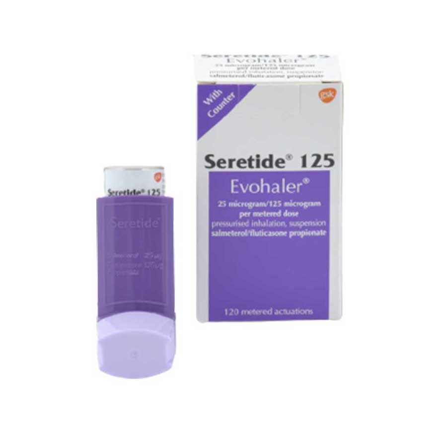 Seretide Evohaler 125/25mcg Salmeterol & Fluticasone | Ehavene
