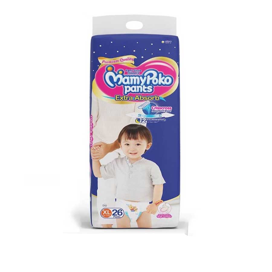 MamyPoko Pants Diaper XL (12-17kg) 26pcs | Ehavene