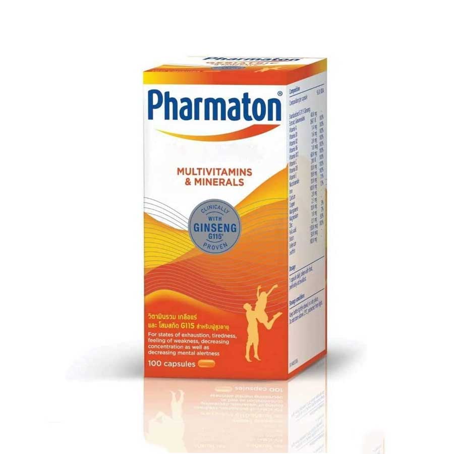 Pharmaton Ginseng Extract G115 100 Capsules | Ehavene