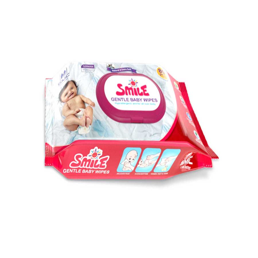 SMC Smile Baby Wipes 80pcs | Ehavene