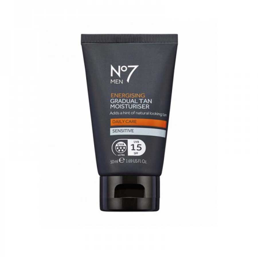 Boots No7 Men Energising Gradual Moisturiser Tan UVB SPF15 50ml | Ehavene
