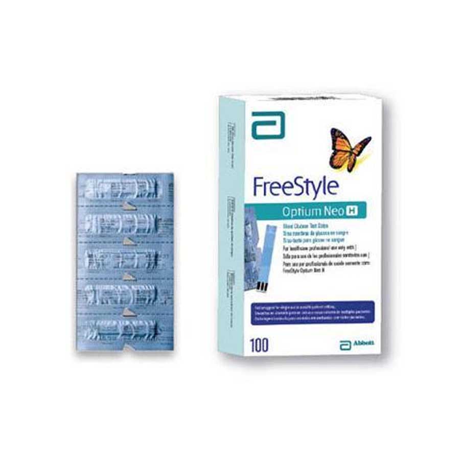 FreeStyle Optium H Beta Ketone Blood Glucose Test Strip 100s | Ehavene