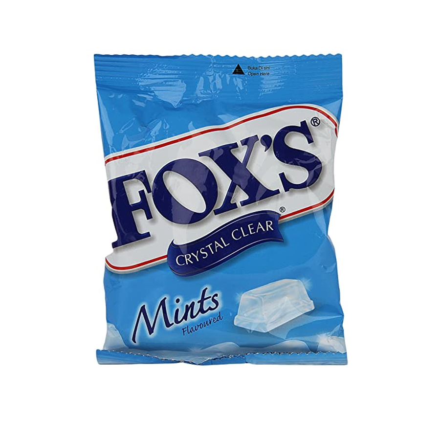 Fox's Crystal Clear Mints Bag 90gm | Ehavene