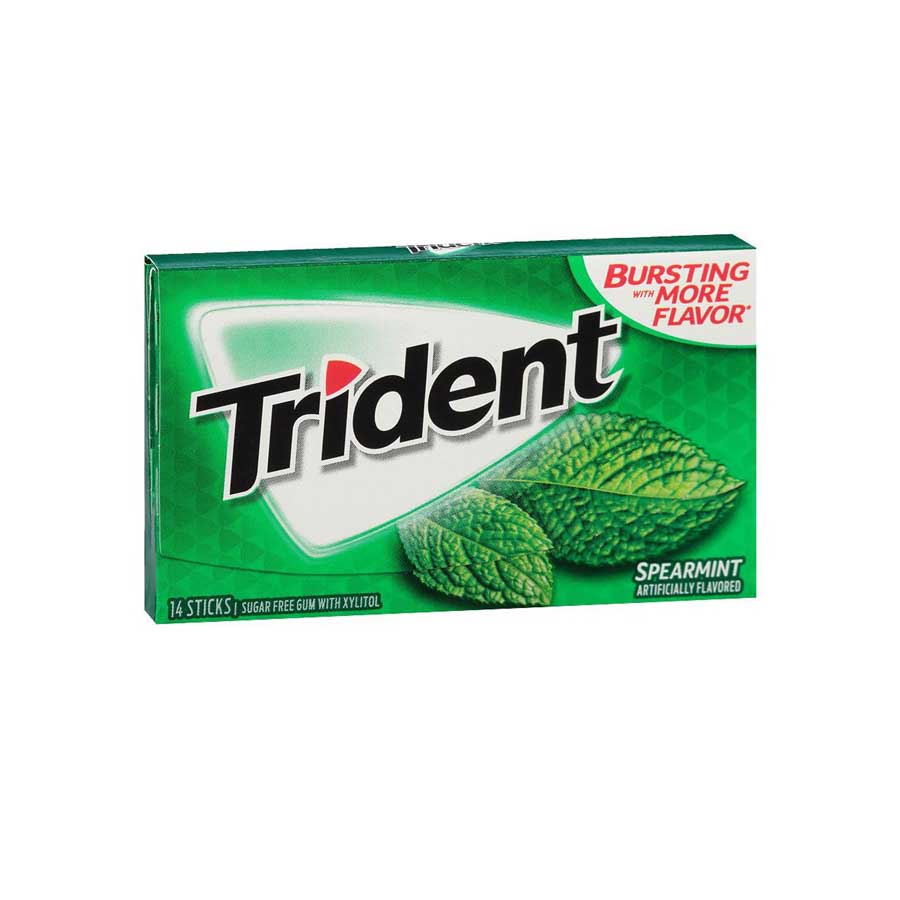 Trident Spare Mint Flavor Sugar Free Gum 14 Sticks | Ehavene