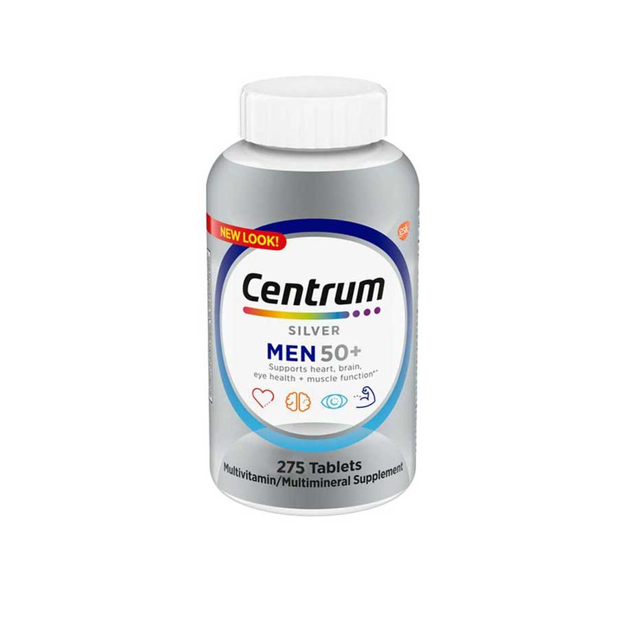 Centrum Silver 50+ for Men Multivitamin Multimineral 275 Tablets | Ehavene