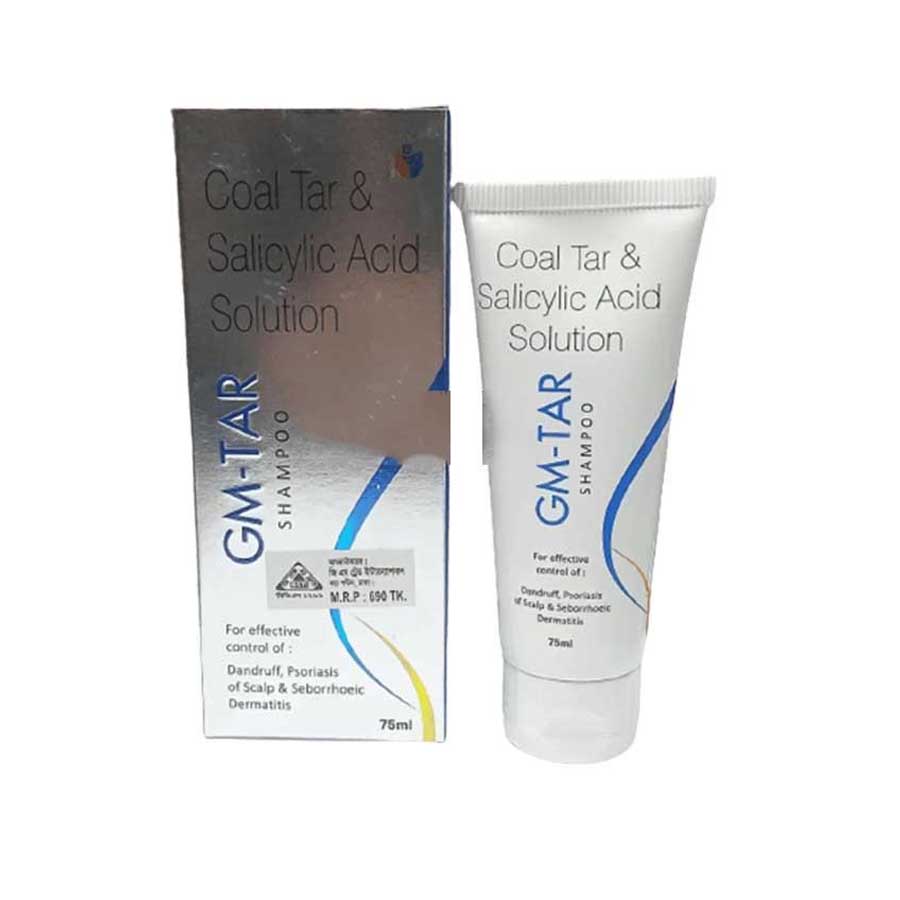 GM TAR Shampoo Coal Tar & Salicylic Acid 75ml | Ehavene