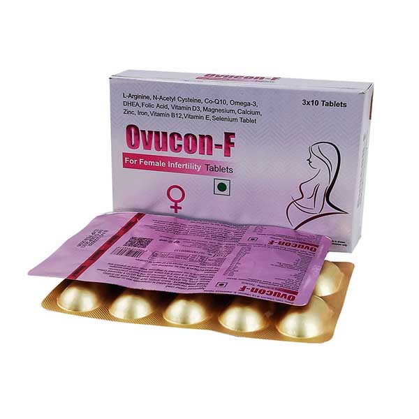 Ovucon F for Female Infertility Treatment 30 Tablet | Ehavene