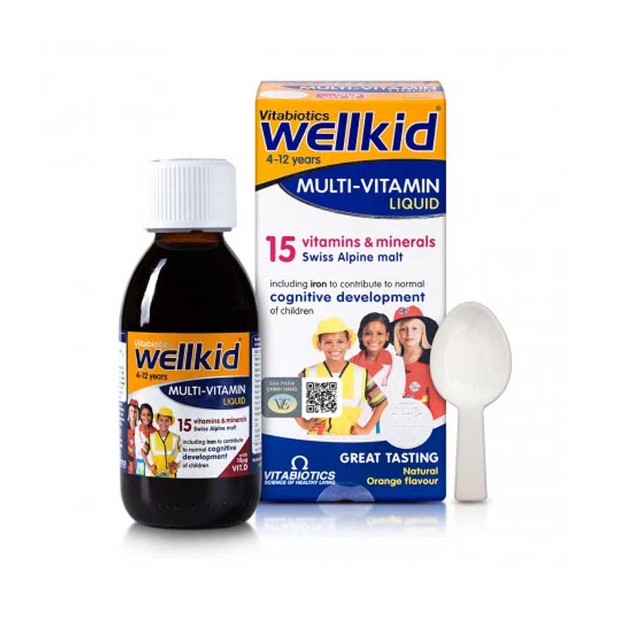 Vitabiotics Wellkid Multivitamin Liquid 150ml | Ehavene