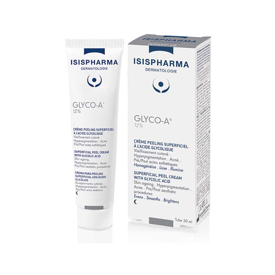 ISISPHARMA Glyco A 12% Glycolic Acid Skin Peel 30ml | Ehavene
